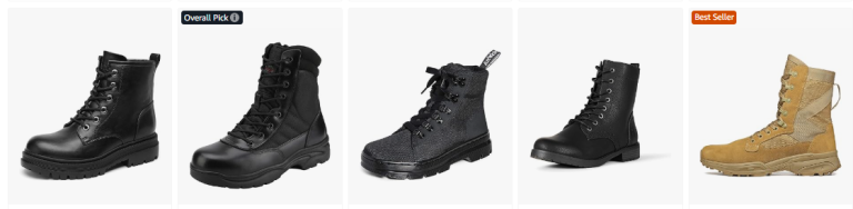 Combat Boot Size Chart: How to Choose the Right Size