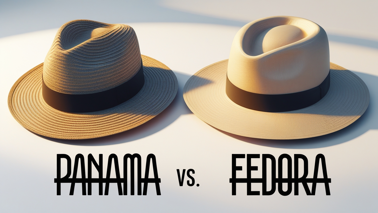 Panama Hat vs Fedora - Style, Material & Occasion Compared