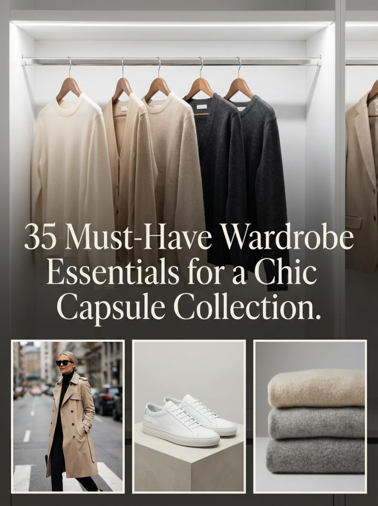 35 Must-Have Wardrobe Essentials for a Chic Capsule Collection
