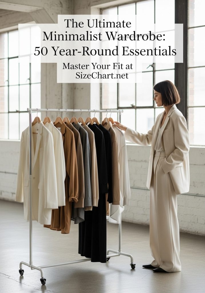 50 Versatile Pieces for a Minimalist Year-Round Wardrobe